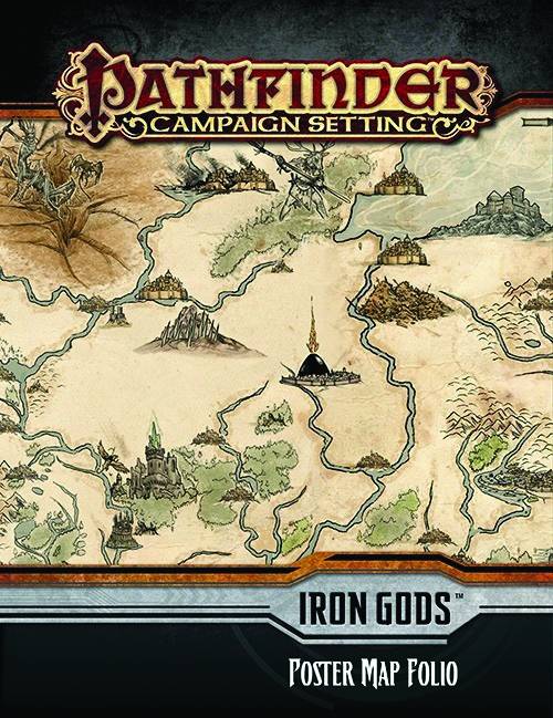 PATHFINDER CAMPAIGN SETTING IRON GODS POSTER MAP FOLIO - Manga | Pepcomics